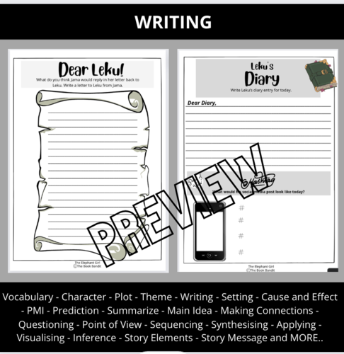 THE ELEPHANT GIRL NOVEL STUDY | Teaching Resources