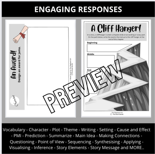 THE ELEPHANT GIRL NOVEL STUDY | Teaching Resources