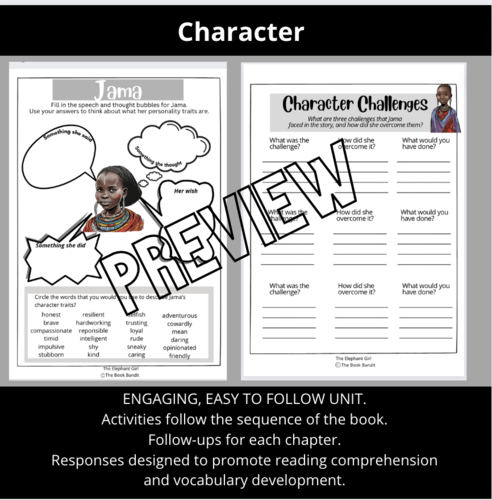 THE ELEPHANT GIRL NOVEL STUDY | Teaching Resources