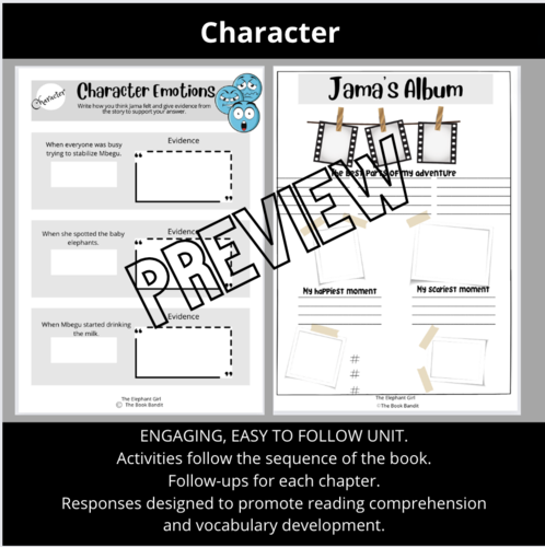 THE ELEPHANT GIRL NOVEL STUDY | Teaching Resources