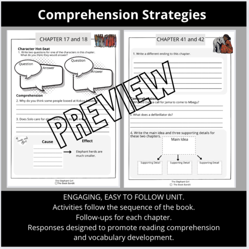 THE ELEPHANT GIRL NOVEL STUDY | Teaching Resources