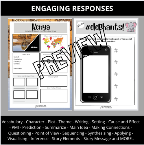 THE ELEPHANT GIRL NOVEL STUDY | Teaching Resources