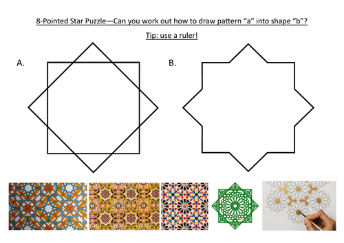 Islamic Art - Tessellating Patterns, Literacy and Practical. | Teaching ...