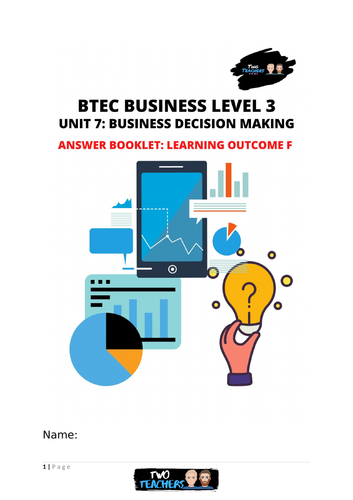 BTEC Business Unit 7: Business Decision Making Outcome F PowerPoint ...