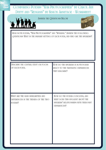 Carol Ann Duffy Poetry Bundle | Teaching Resources