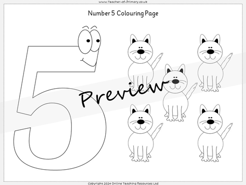 Number 5 - EYFS | Teaching Resources