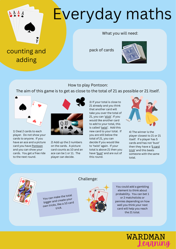 Primary Maths everyday maths home schooling maths fun activities with ...