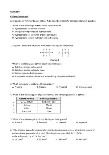 Organic Chemistry Worksheet Bundle! (150+ Questions + detailed answers ...