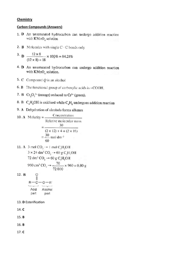 Organic Chemistry Worksheet Bundle! (150+ Questions + detailed answers ...