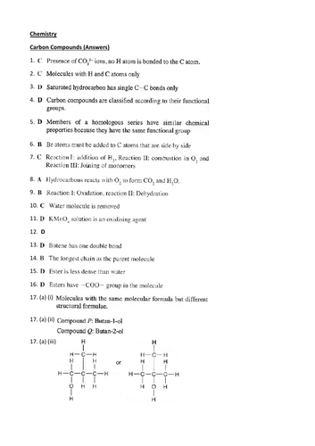 Organic Chemistry Worksheet Bundle! (150+ Questions + detailed answers ...