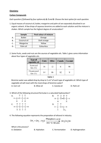 Organic Chemistry Worksheet Bundle! (150+ Questions + detailed answers ...