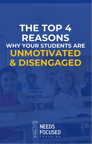 The Top 4 Reasons Why Your Students Are Unmotivated & Disengaged ...