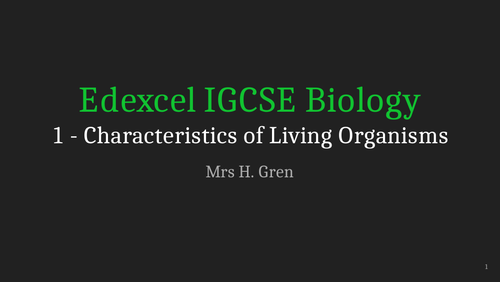Edexcel IGCSE Biology Presentations - The Complete Course (Bundle Buy ...