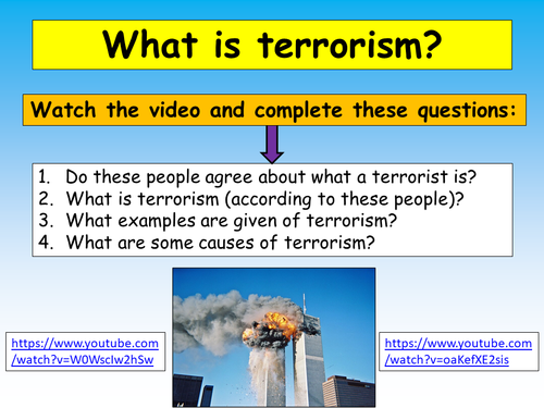 Terrorism Introduction | Teaching Resources