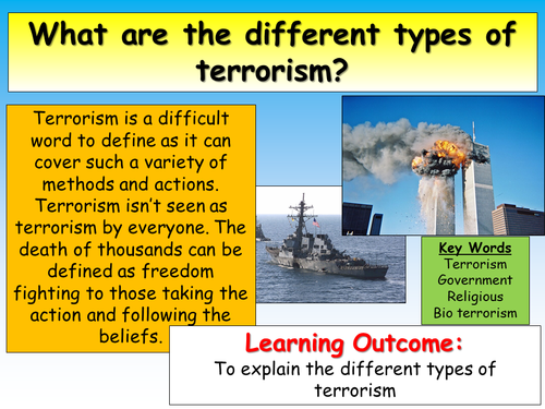 Terrorism Introduction | Teaching Resources