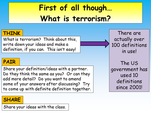 Terrorism Introduction | Teaching Resources