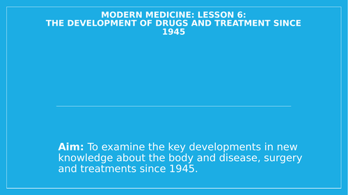 AQA HEALTH AND THE PEOPLE LESSON 6 HOW HAVE DRUGS DEVELOPED? | Teaching ...
