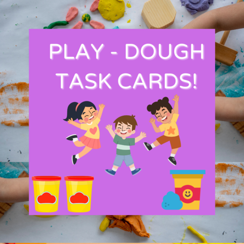 Play - dough task cards. | Teaching Resources