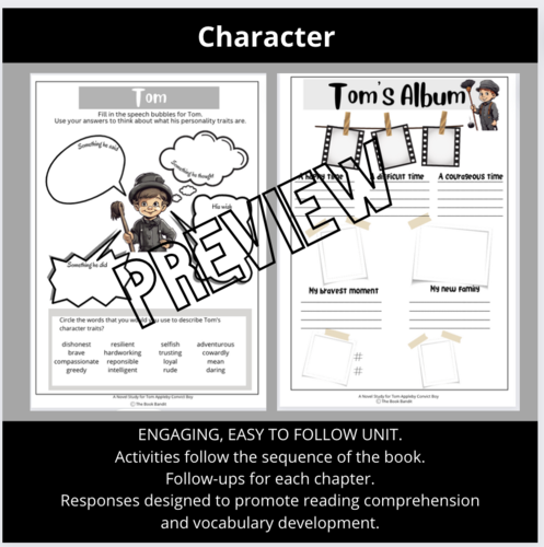 TOM APPLEBY CONVICT BOY - Novel Study | Teaching Resources