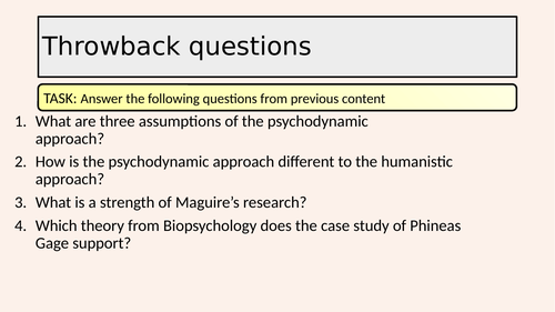 AQA A Level Psychology - Forensic - Eysenck Personality | Teaching ...