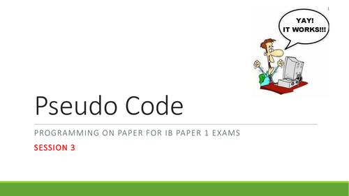 IB DP Computer Science Approved notation for developing pseudocode ... IB DP Computer Science Approved notation for developing pseudocode ...