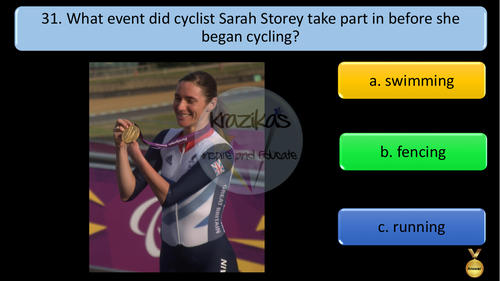 Paralympic Games Quiz | Teaching Resources