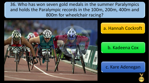 Paralympic Games Quiz | Teaching Resources