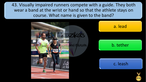 Paralympic Games Quiz | Teaching Resources