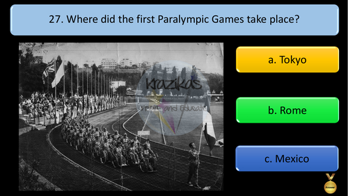Paralympic Games Quiz | Teaching Resources