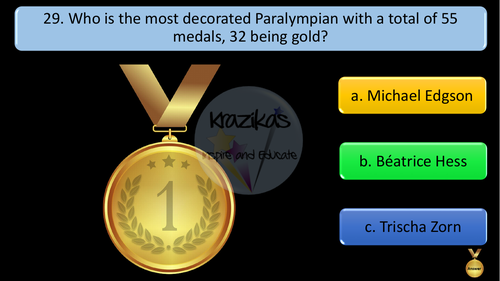 Paralympic Games Quiz | Teaching Resources