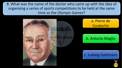 Paralympic Games Quiz | Teaching Resources