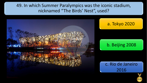Paralympic Games Quiz | Teaching Resources