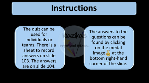 Paralympic Games Quiz | Teaching Resources