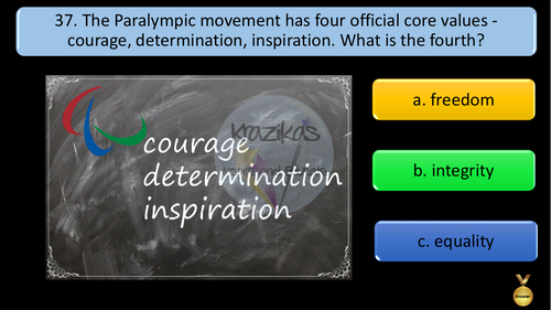 Paralympic Games Quiz | Teaching Resources
