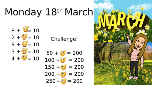 Morning Challenge for the Whole Term! | Teaching Resources