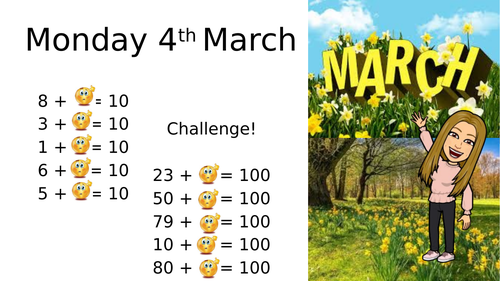 Morning Challenge for the Whole Term! | Teaching Resources