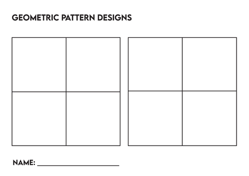 Geometric Islamic repeating Pattern Design | Teaching Resources