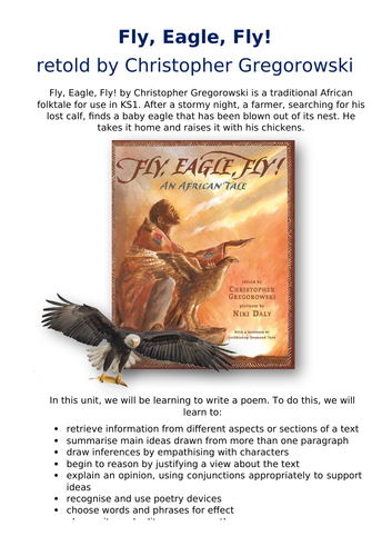 Fly, Eagle, Fly! retold by Christopher Gregorowski - Poetry writing ...