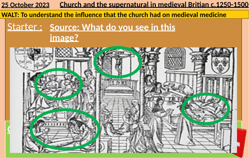 Religion and the supernatural [ medieval medicine] | Teaching Resources