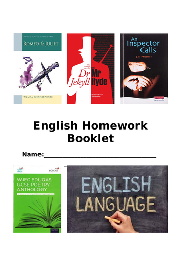 Eduqas English Lang/Lit Revision Booklet | Teaching Resources