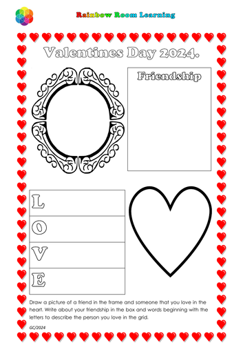 Valentines Day PSHE reflections | Teaching Resources