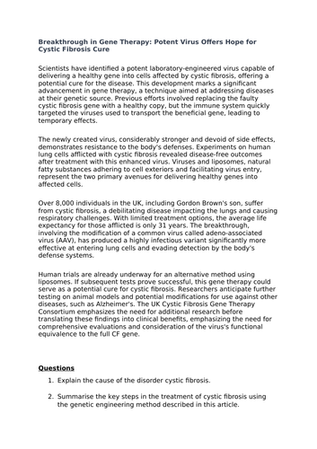 Ethics of Genetic Technologies | Teaching Resources