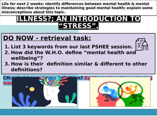 Mental Health SoW | Teaching Resources
