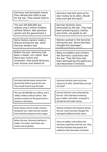 AQA History: Germany 1890-1945 | Teaching Resources