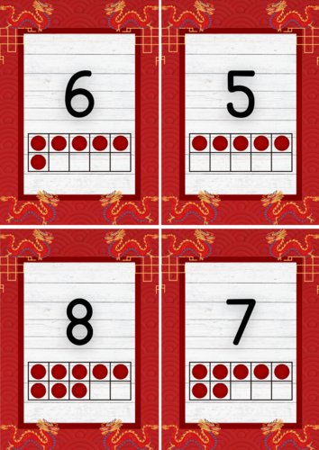 Chinese New Year 10 Frame Posters & Flashcards (A4, A5 & A6) | Teaching ...