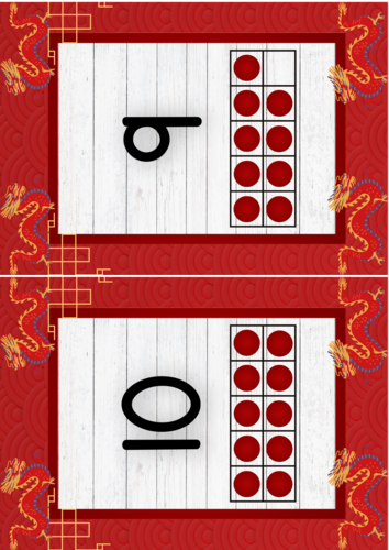 Chinese New Year 10 Frame Posters & Flashcards (A4, A5 & A6) | Teaching ...