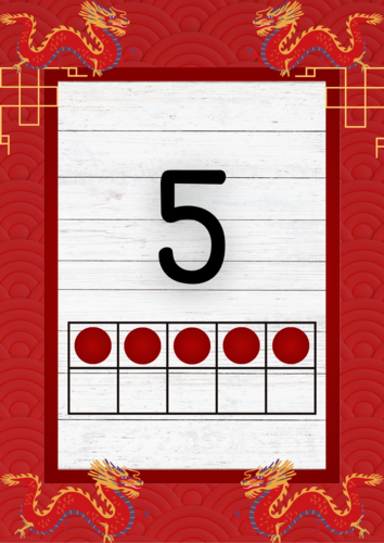 Chinese New Year 10 Frame Posters & Flashcards (A4, A5 & A6) | Teaching ...