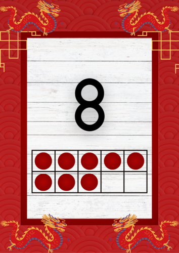 Chinese New Year 10 Frame Posters & Flashcards (A4, A5 & A6) | Teaching ...