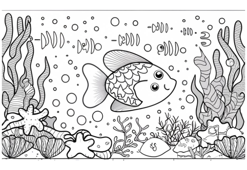20 A4 OCEAN Themed Colouring / Coloring Sheets, Pages / Mindfulness ...