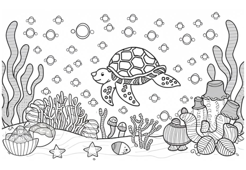 20 A4 OCEAN Themed Colouring / Coloring Sheets, Pages / Mindfulness ...